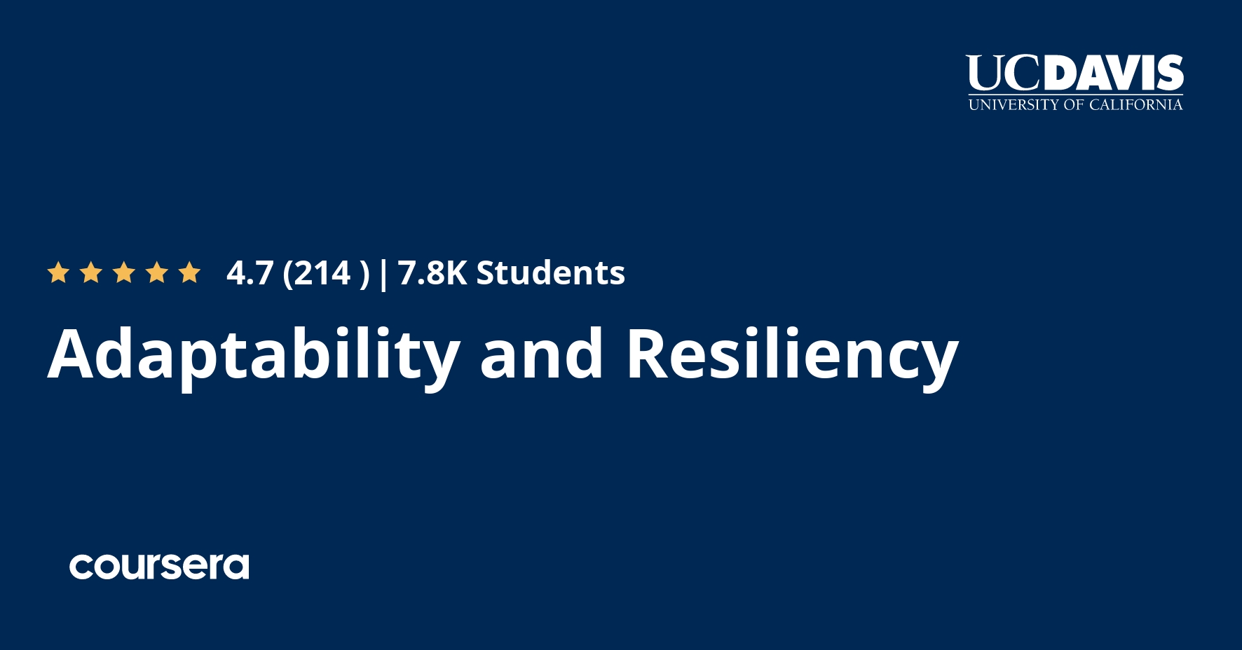 Adaptability and Resiliency - Coursya
