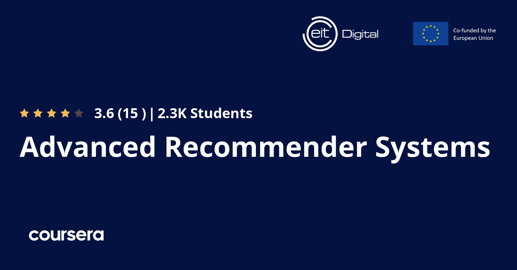 Advanced Recommender Systems - Coursya