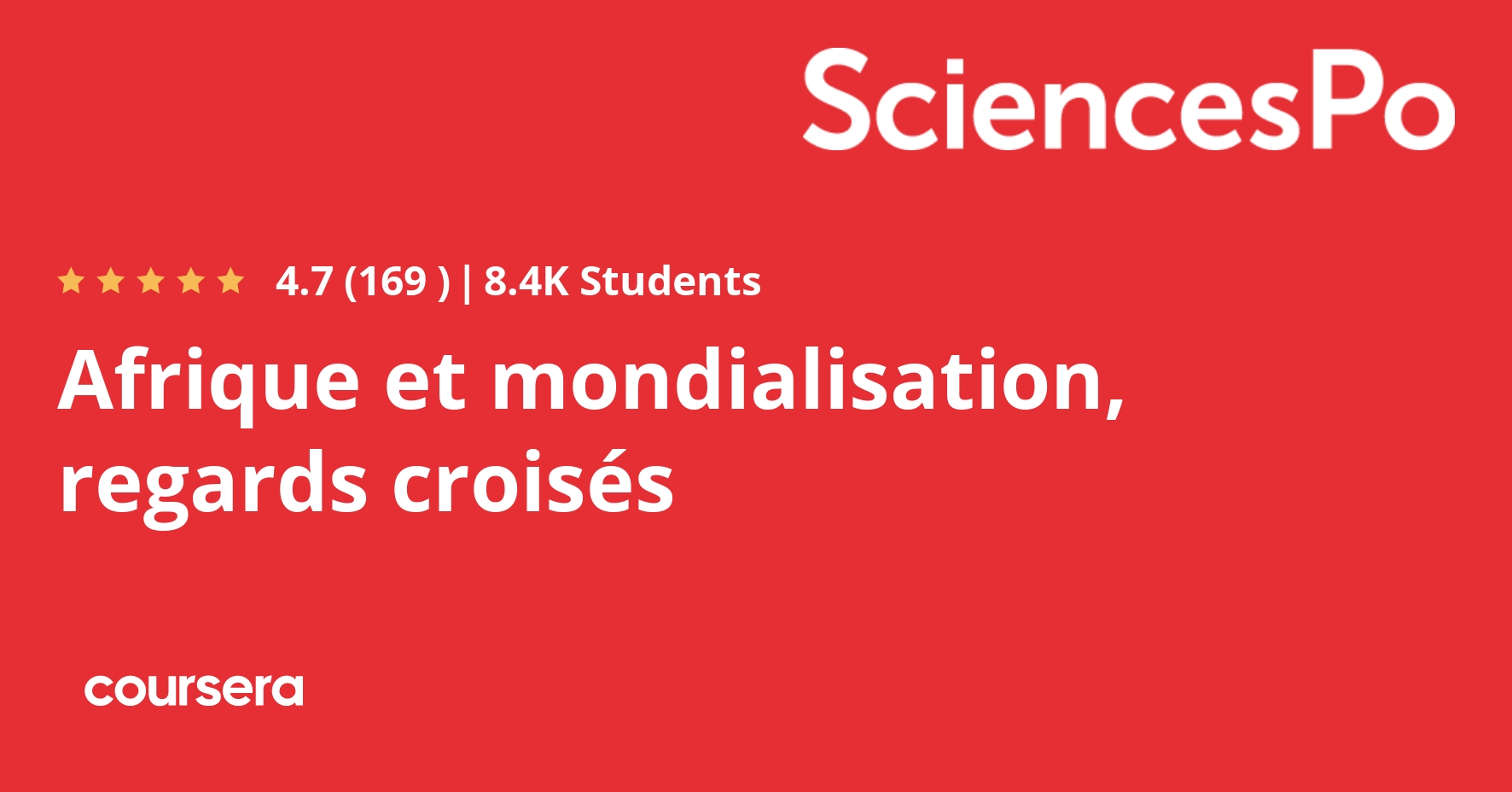 Afrique et mondialisation, regards croisés - Coursya