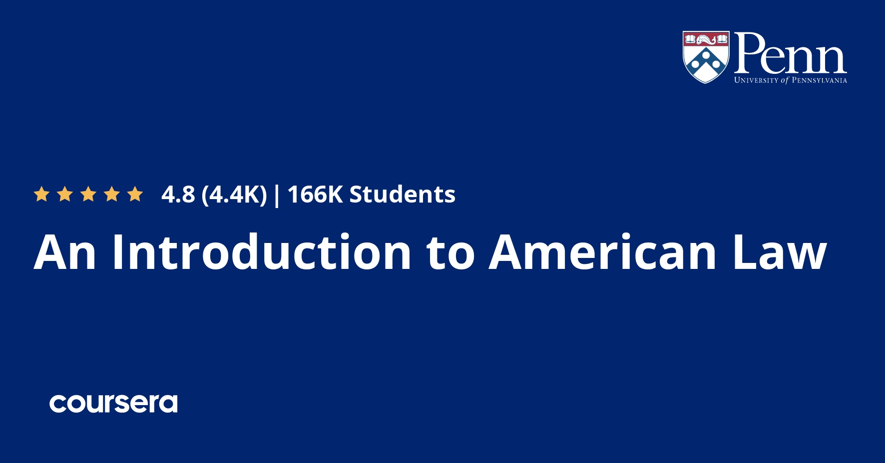 An Introduction to American Law - Coursya