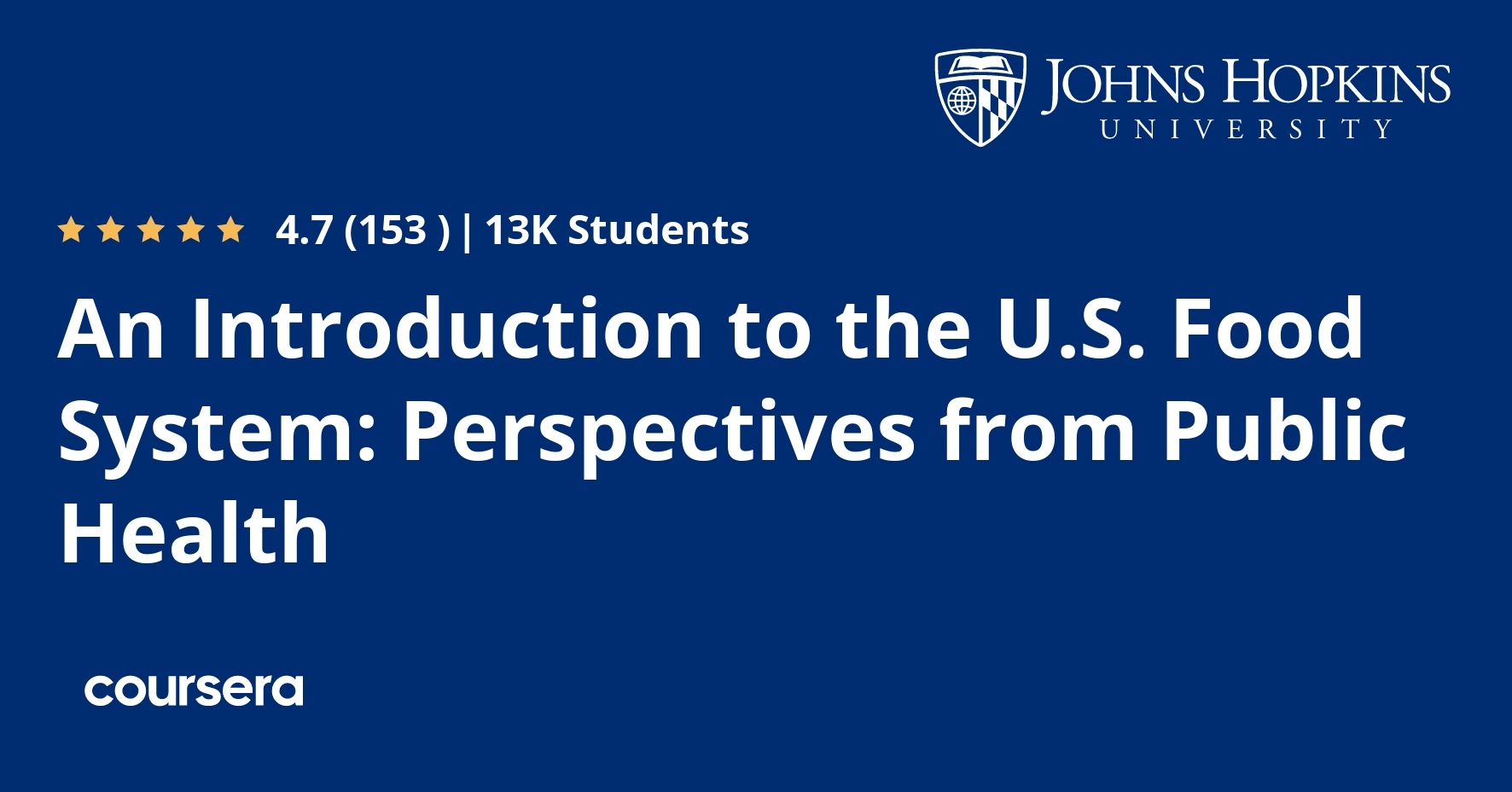 An Introduction to the U.S. Food System: Perspectives from Public ...