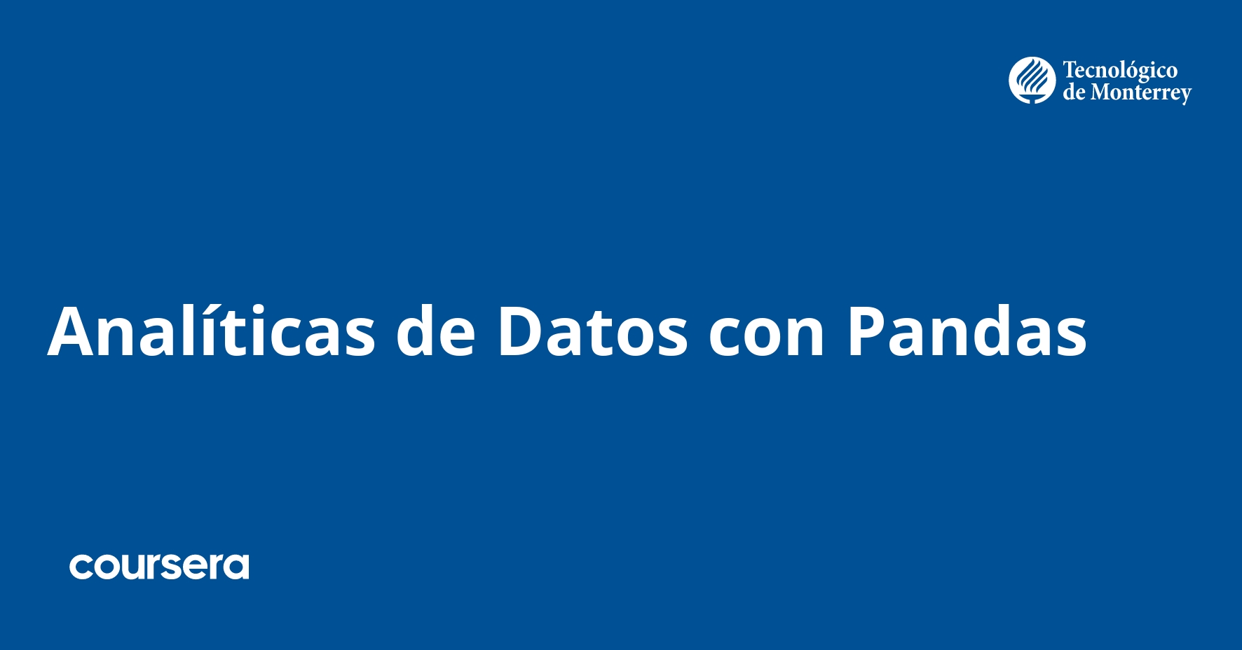 Analíticas de Datos con Pandas - Coursya