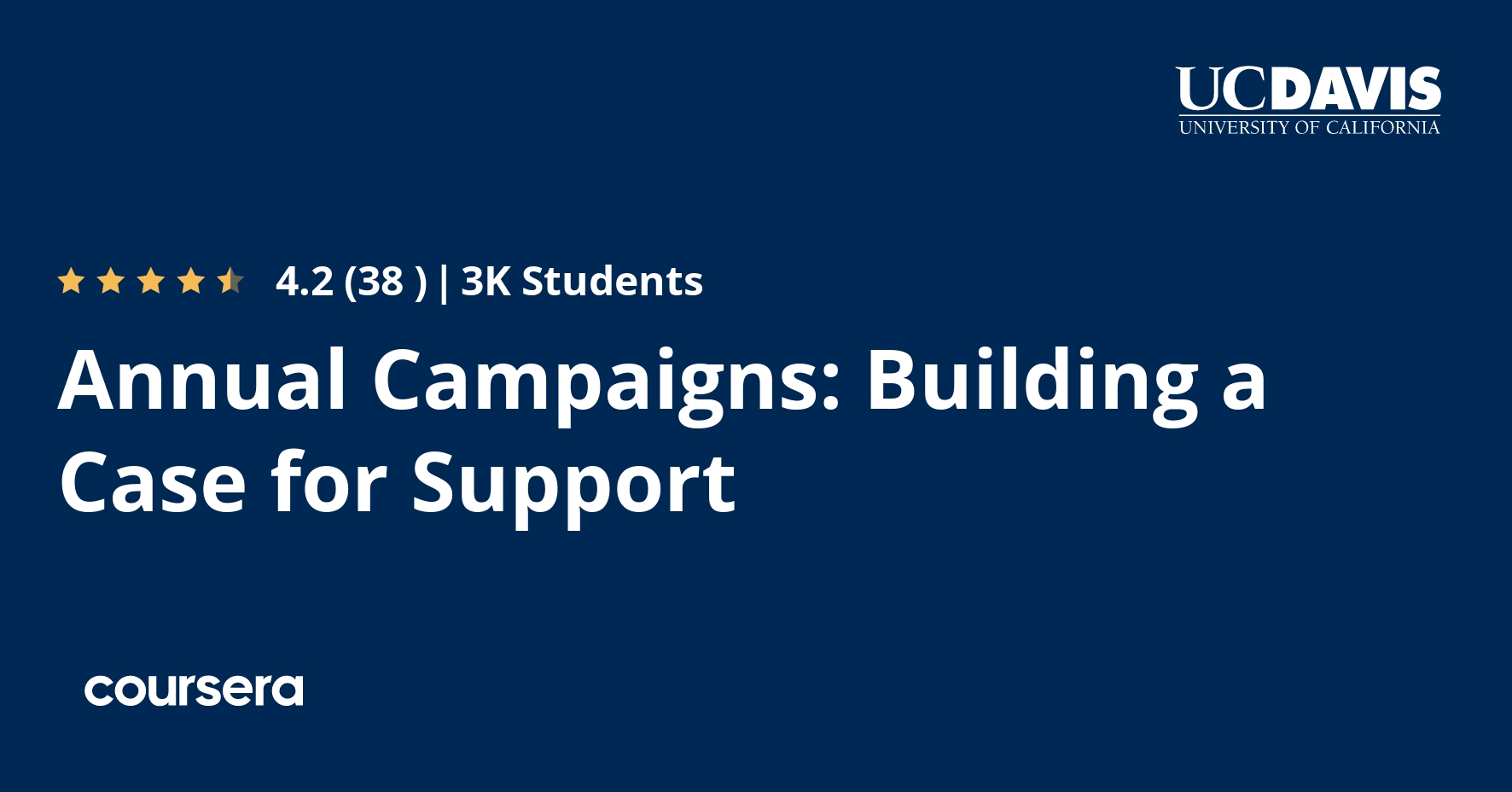 Annual Campaigns: Building a Case for Support - Coursya