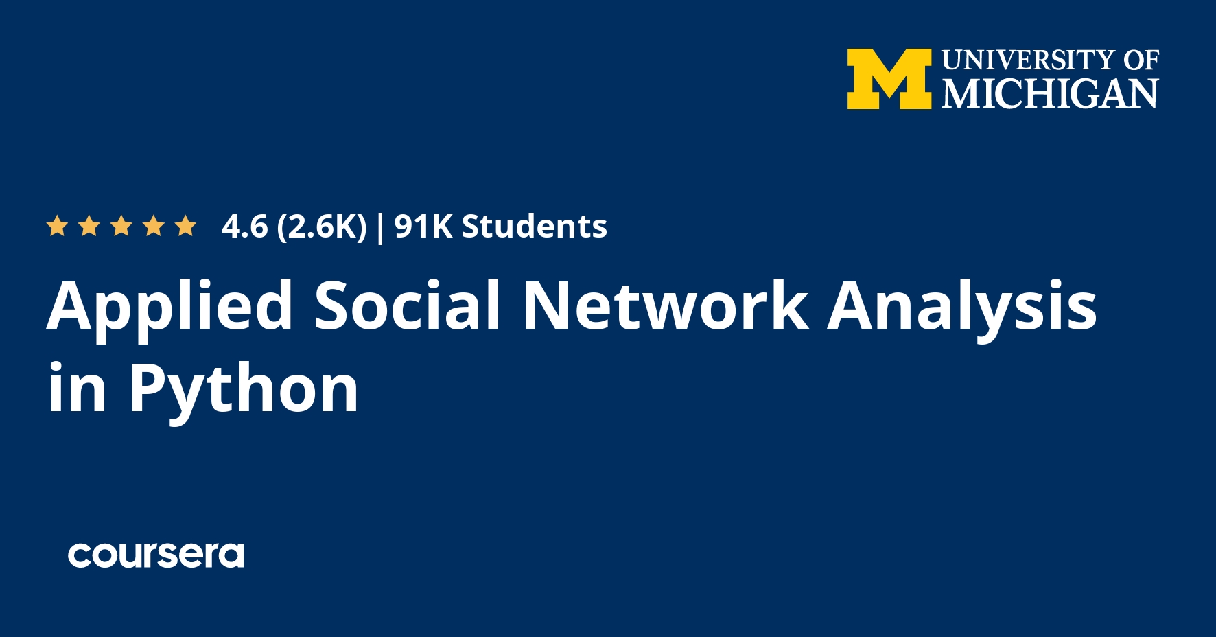 Applied Social Network Analysis In Python Coursya Applied Social Network Analysis In Python Coursya