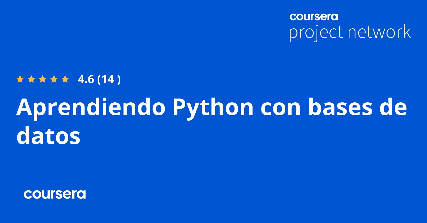 Aprendiendo Python con bases de datos - Coursya