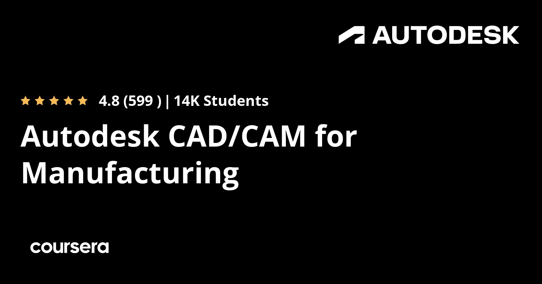 Autodesk CAD/CAM for Manufacturing Specialization - Coursya
