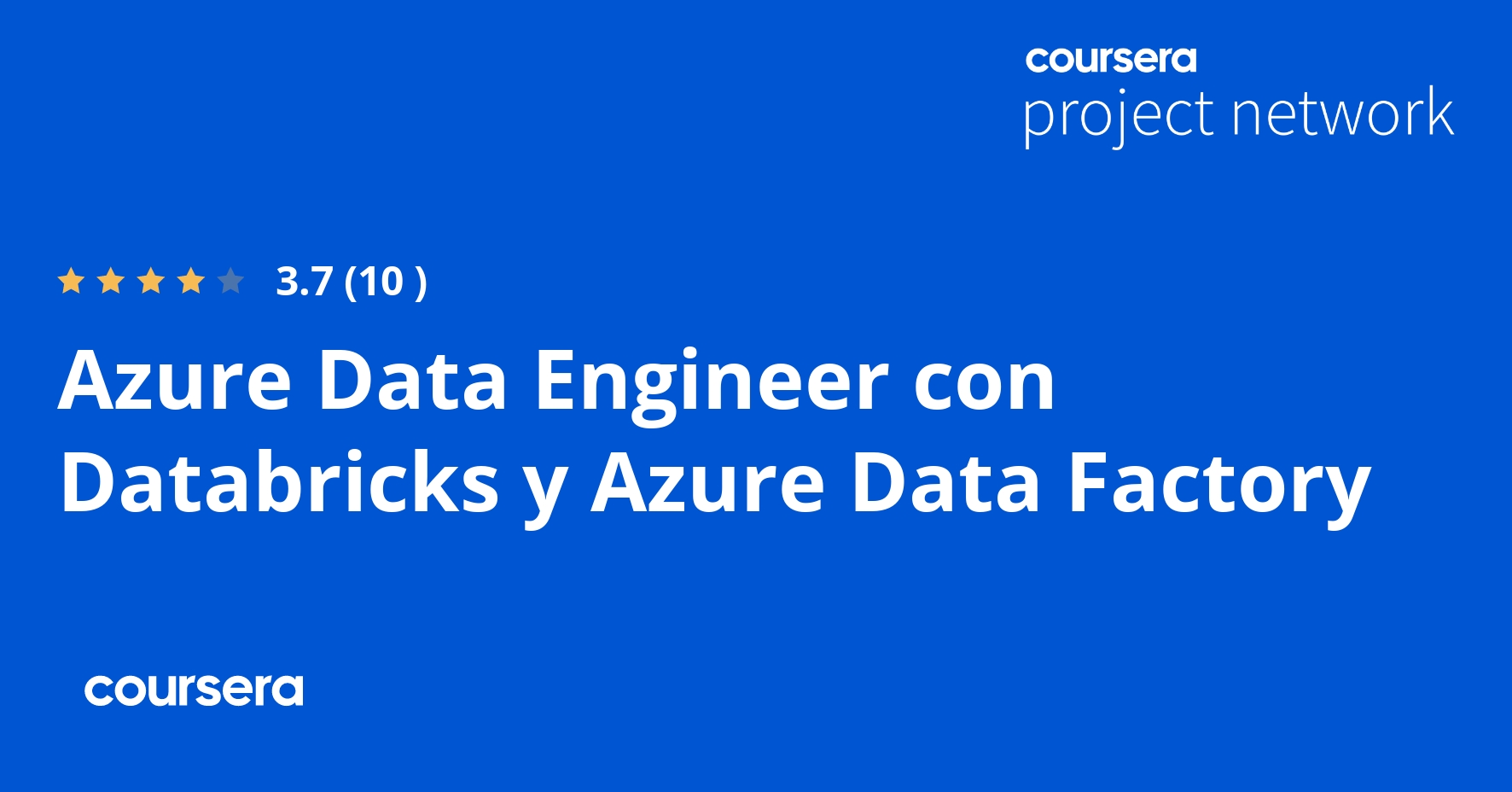 Azure Data Engineer con Databricks y Azure Data Factory - Coursya