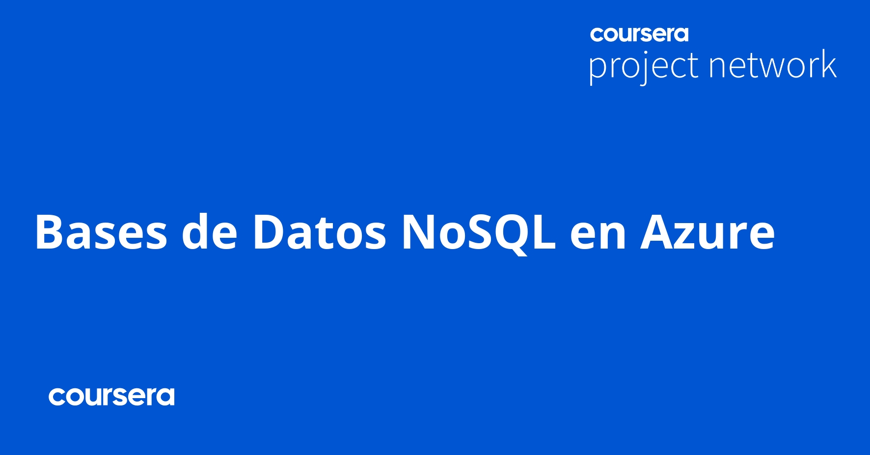Bases de Datos NoSQL en Azure - Coursya