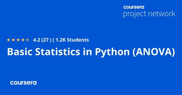 Basic Statistics in Python (ANOVA) - Coursya