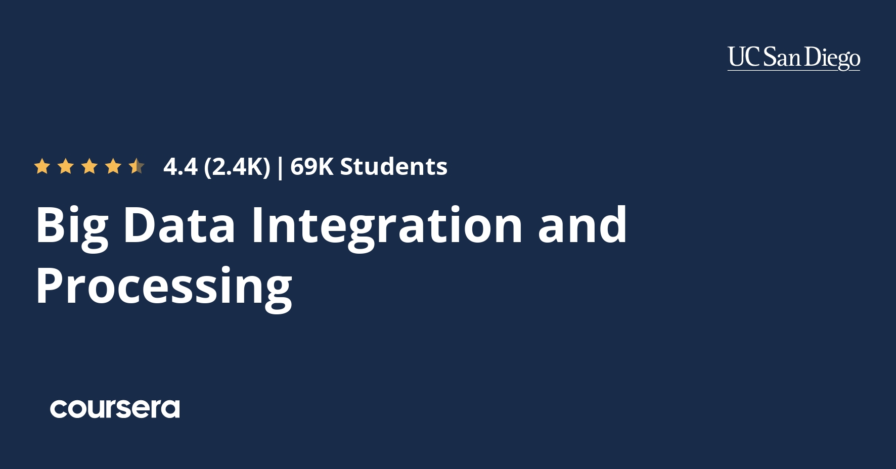 Big Data Integration and Processing - Coursya