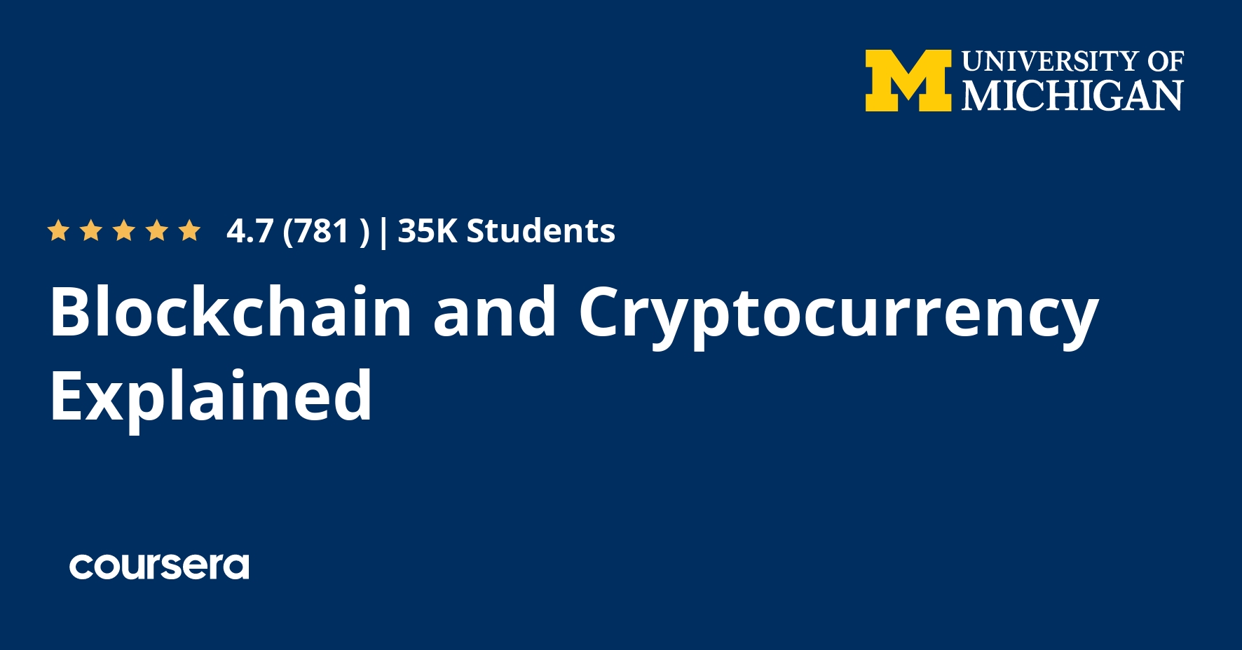 Blockchain and Cryptocurrency Explained - Coursya