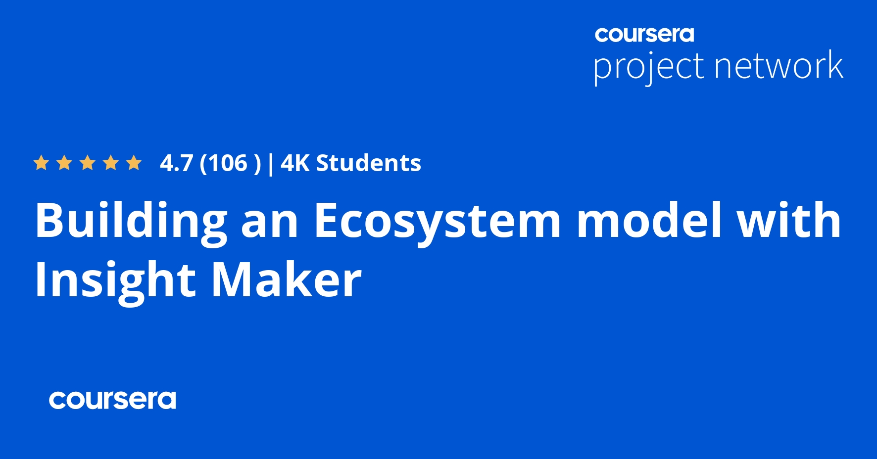 Building an Ecosystem model with Insight Maker - Coursya