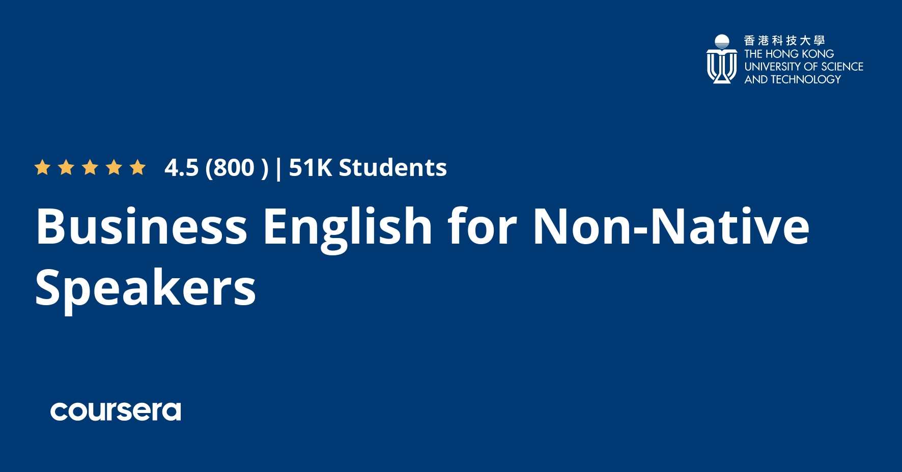 Business English for Non-Native Speakers Specialization - Coursya