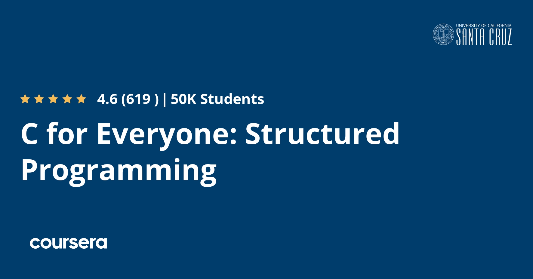 C for Everyone: Structured Programming - Coursya