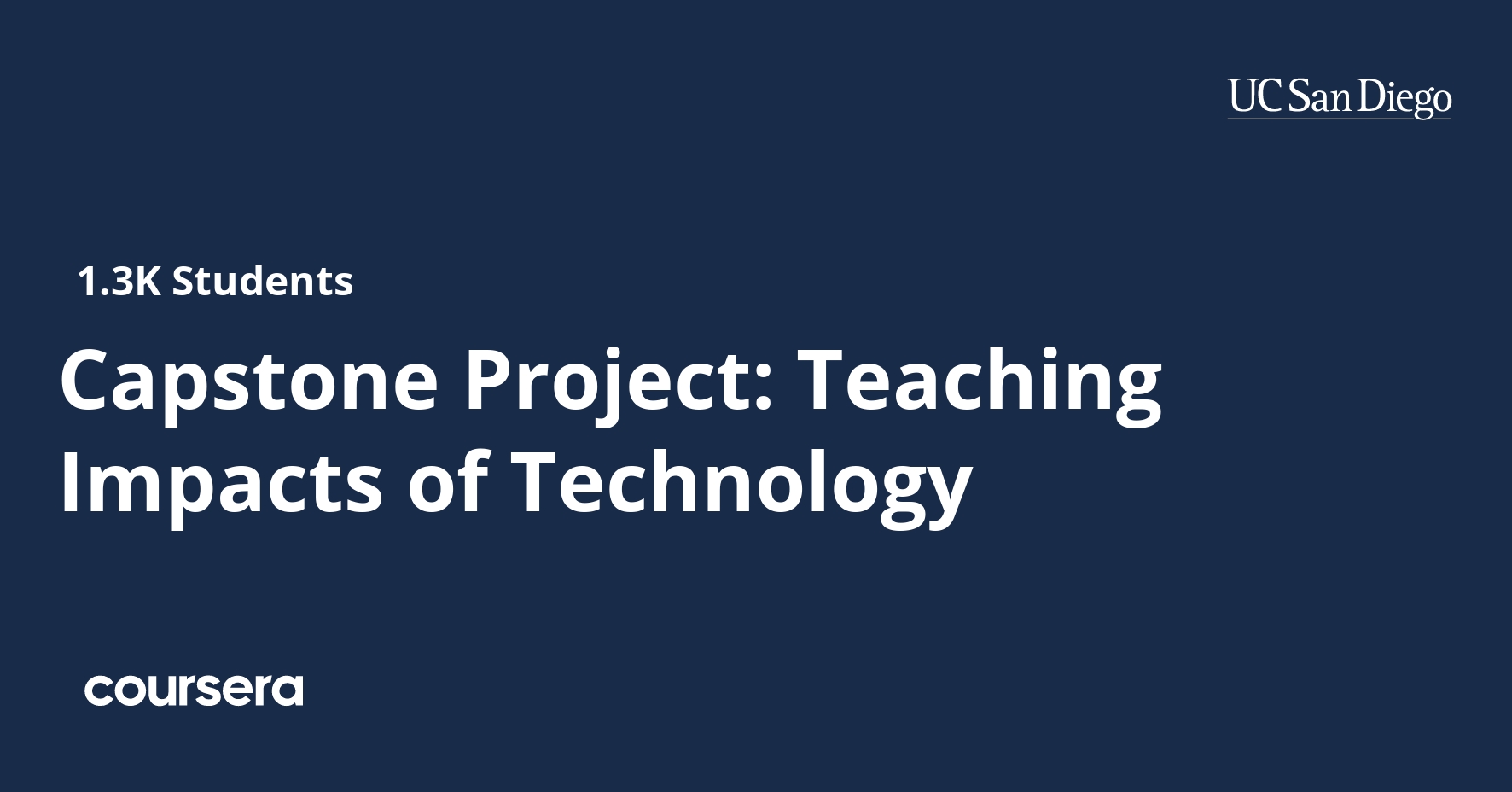 Capstone Project: Teaching Impacts of Technology - Coursya