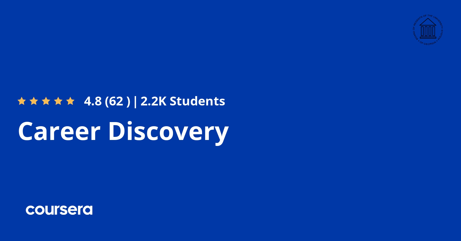 Career Discovery Specialization - Coursya