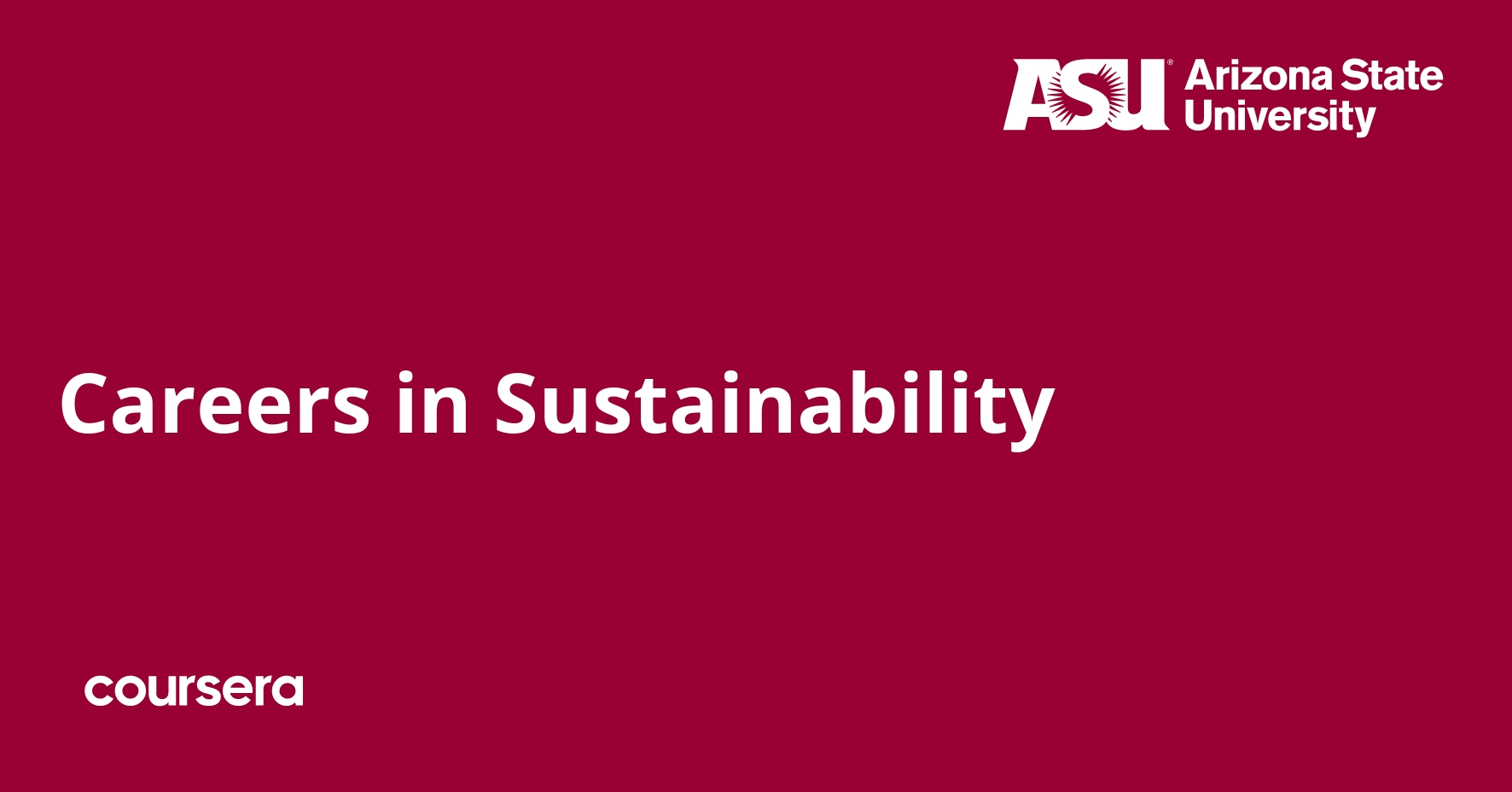 Careers in Sustainability - Coursya