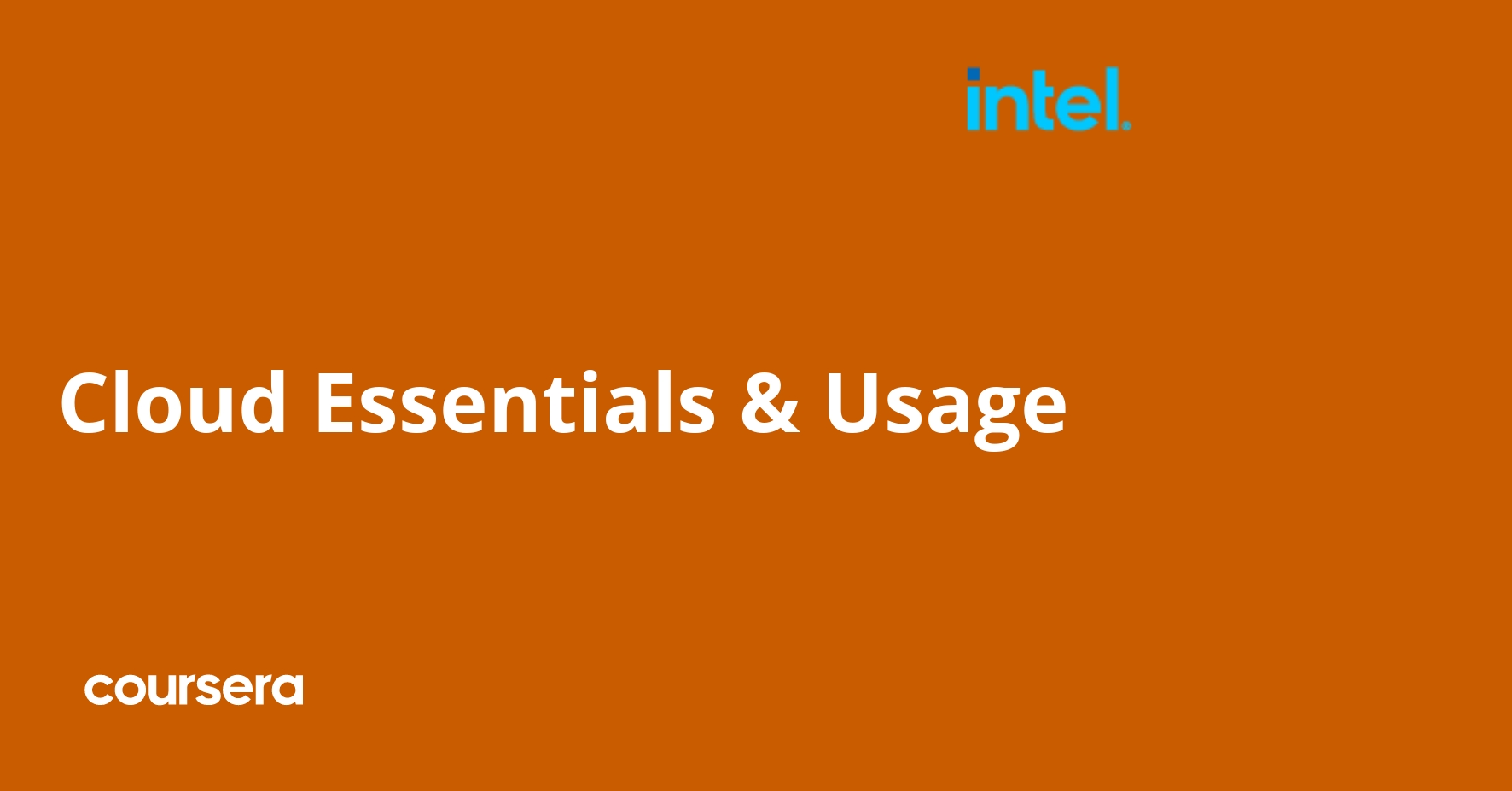 Cloud Essentials & Usage - Coursya