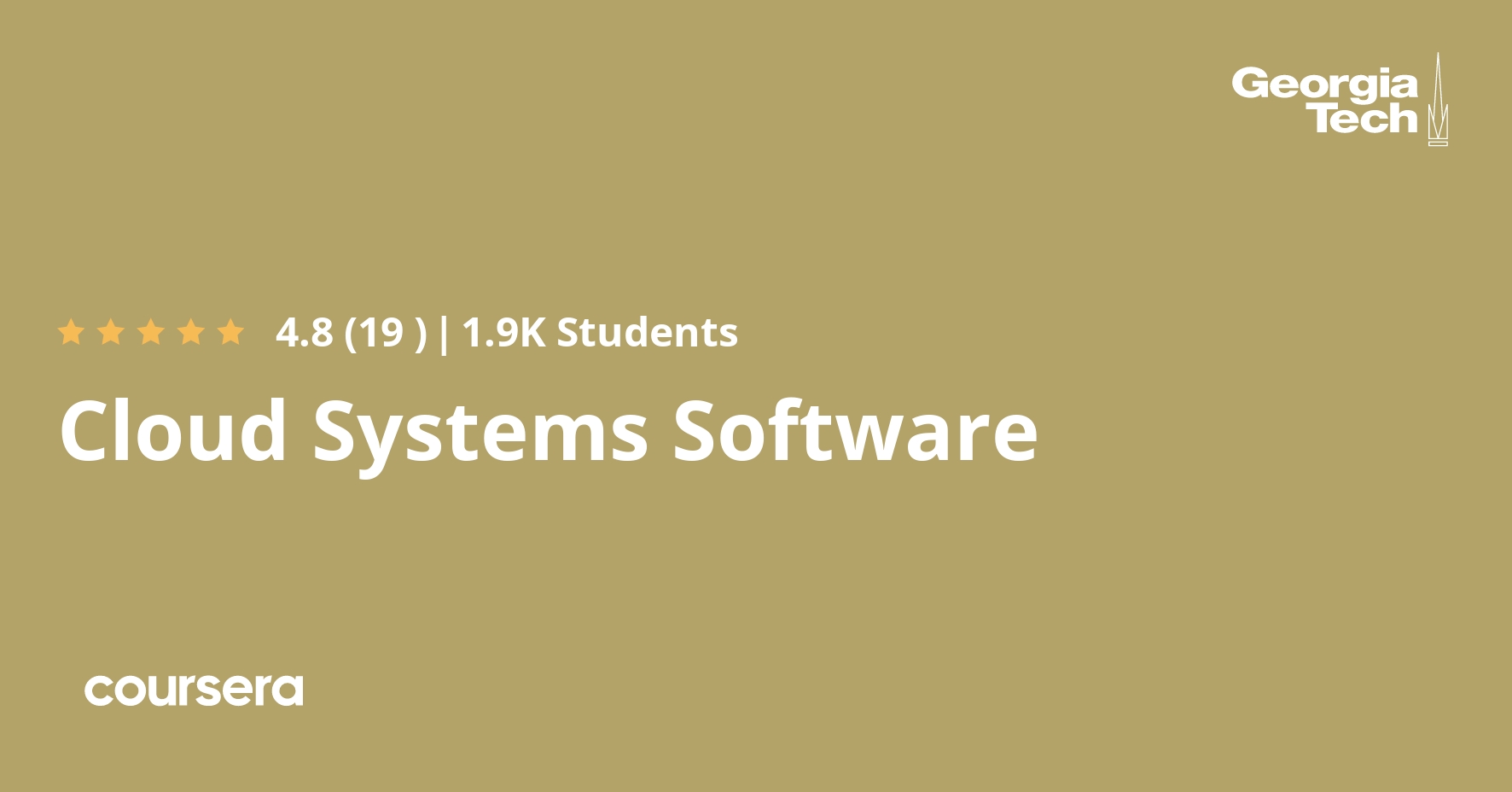 Cloud Systems Software - Coursya