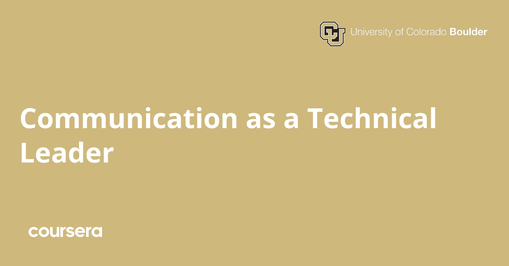Communication as a Technical Leader - Coursya
