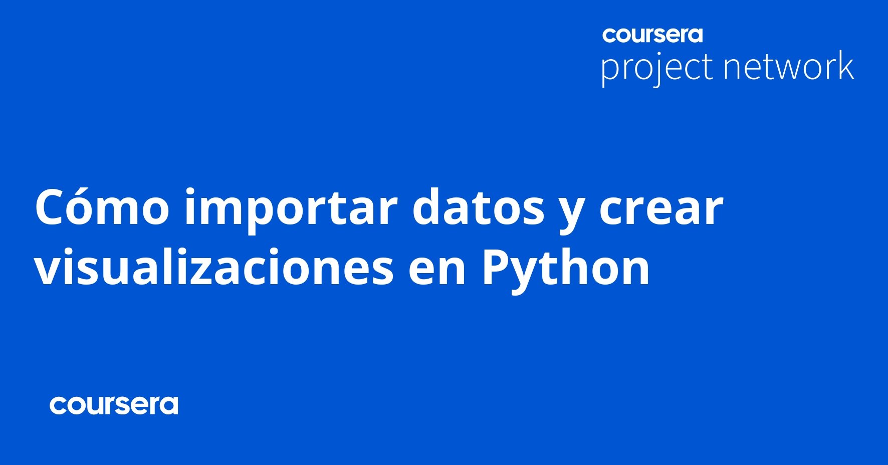 Cómo importar datos y crear visualizaciones en Python - Coursya