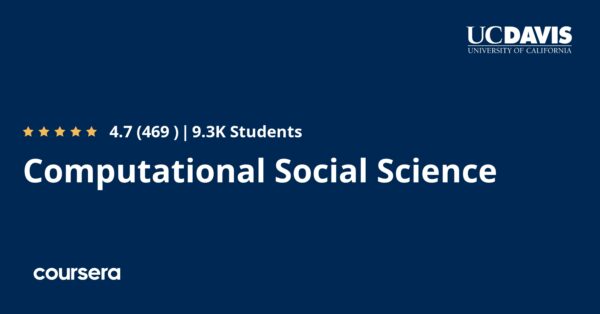 Computational Social Science Specialization - Coursya
