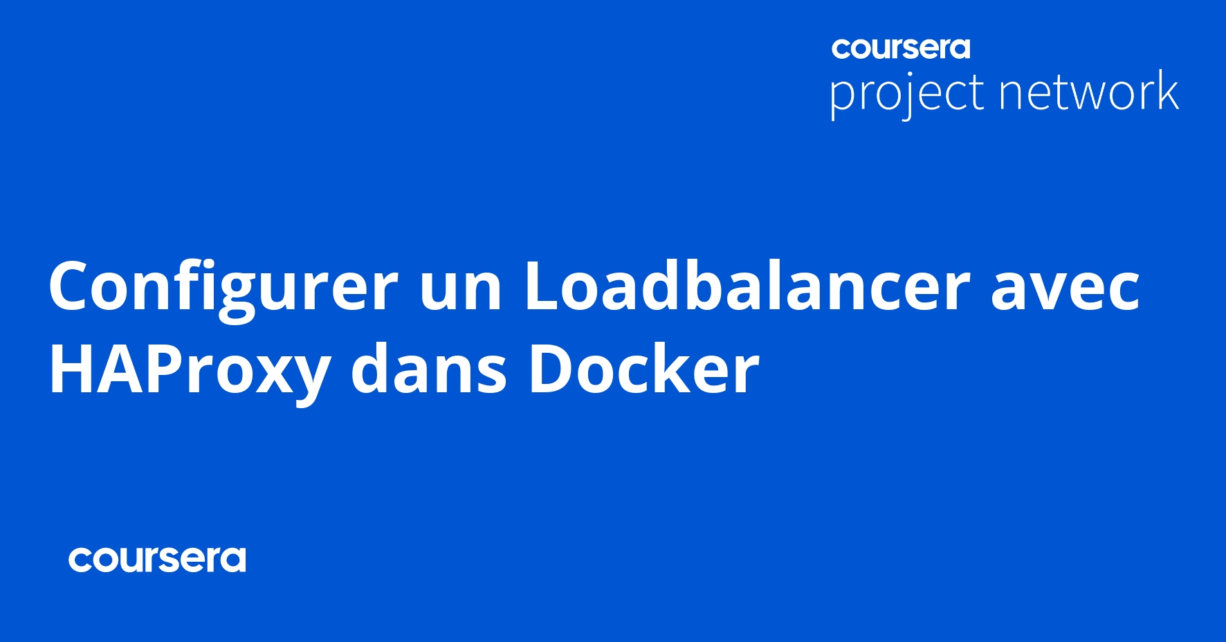 Configurer un Loadbalancer avec HAProxy dans Docker - Coursya