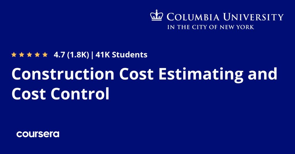 Construction Management Specialization - Coursya