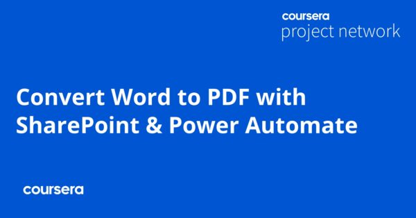 Convert Word to PDF with SharePoint & Power Automate - Coursya