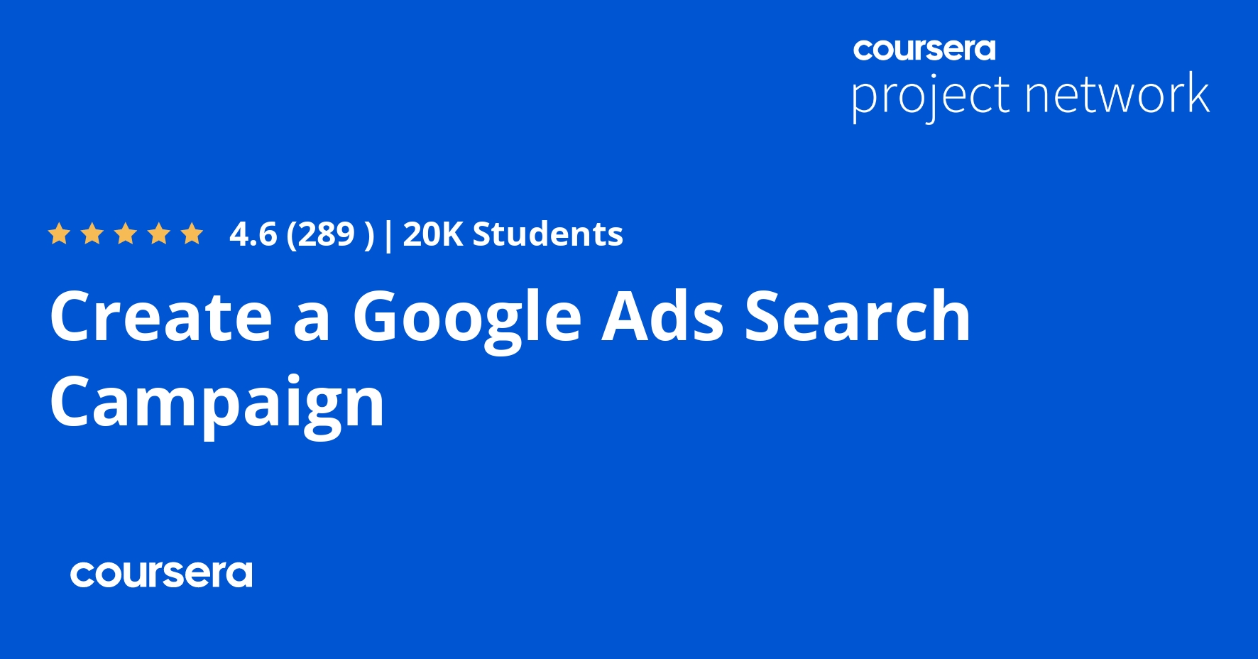 Create a Google Ads Search Campaign - Coursya