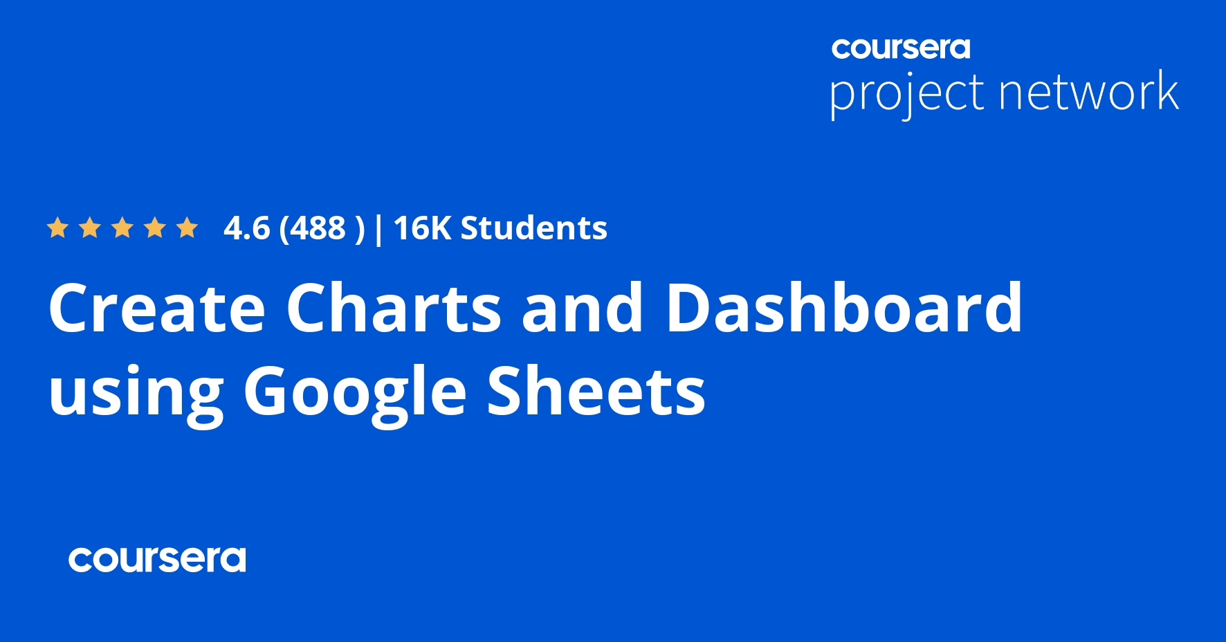 Create Charts and Dashboard using Google Sheets - Coursya
