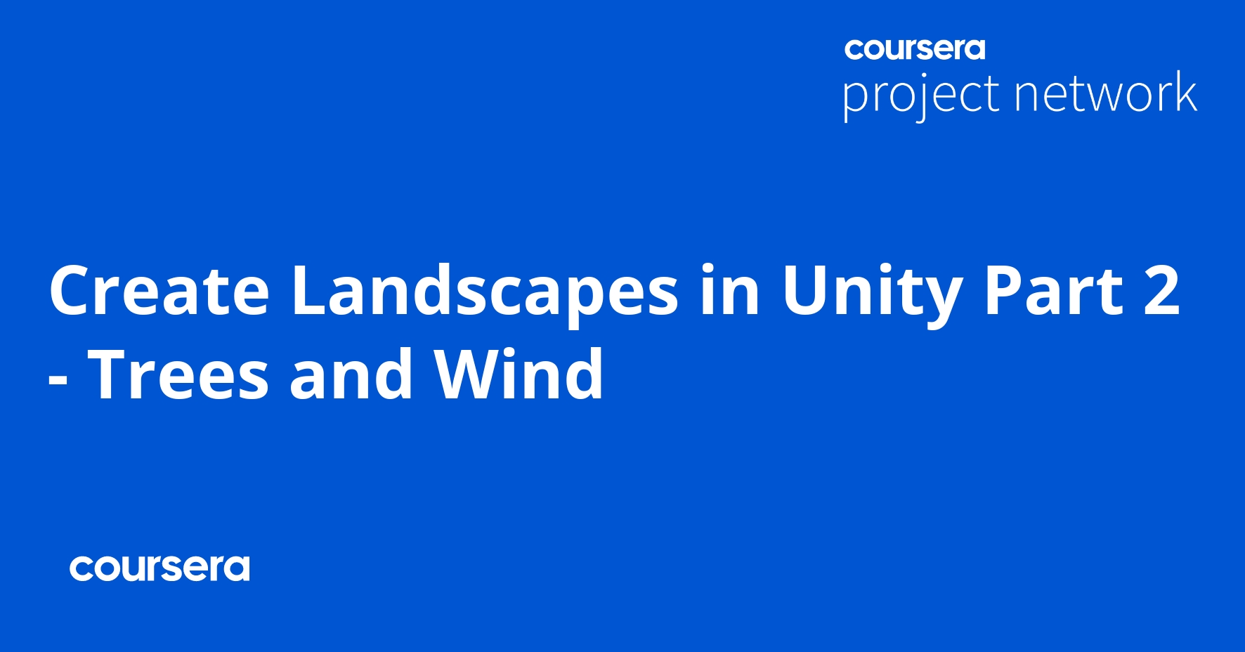 Create Landscapes in Unity Part 2 - Trees and Wind - Coursya