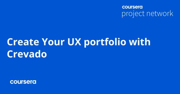 Create Your UX portfolio with Crevado - Coursya
