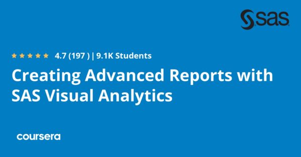 Creating Advanced Reports with SAS Visual Analytics - Coursya