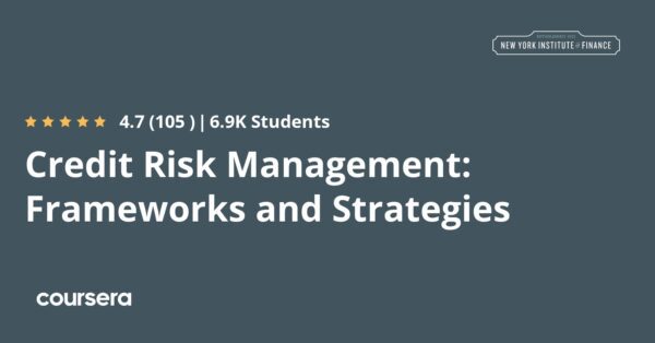 Credit Risk Management: Frameworks and Strategies - Coursya