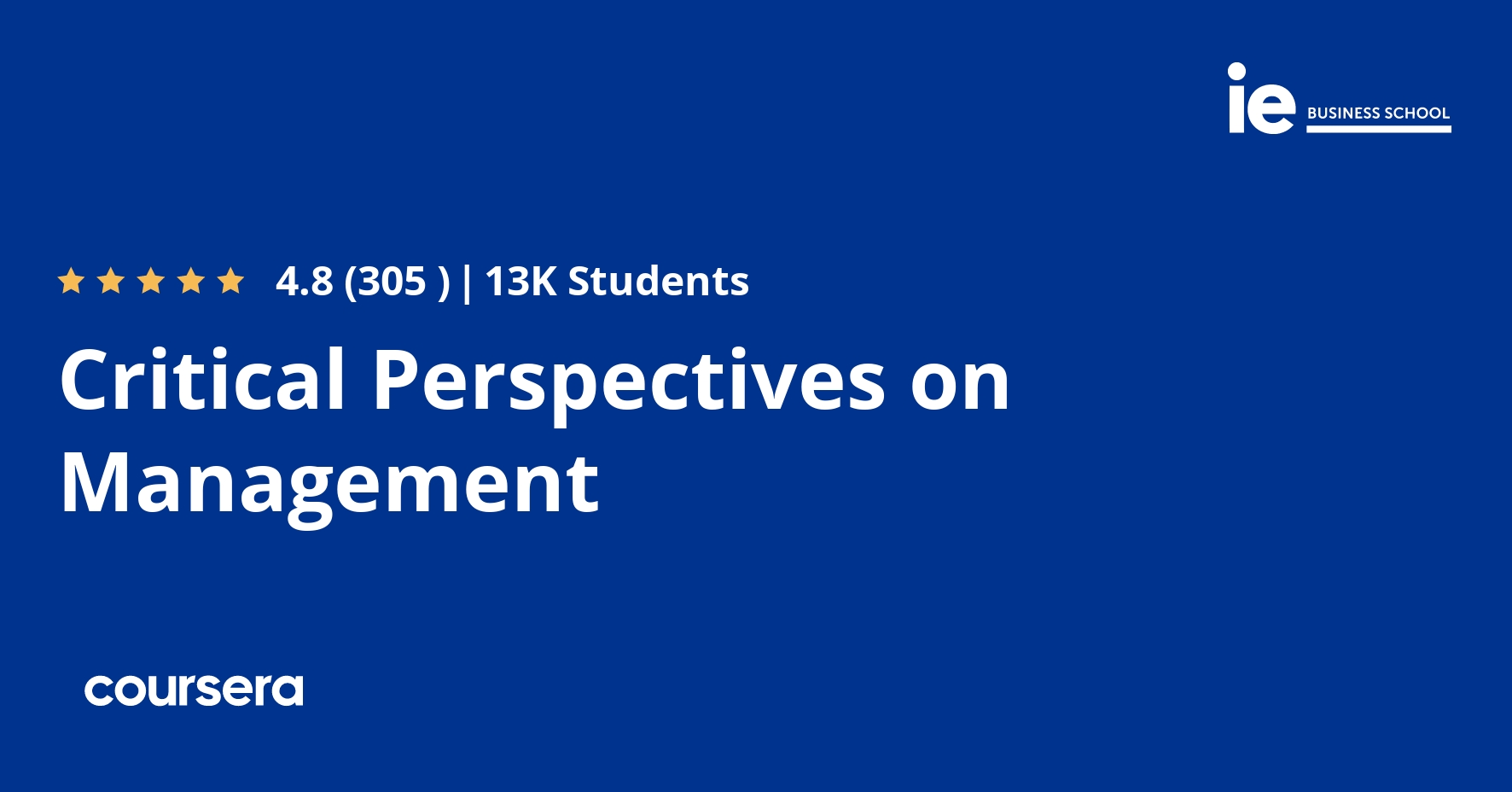 Critical Perspectives on Management - Coursya