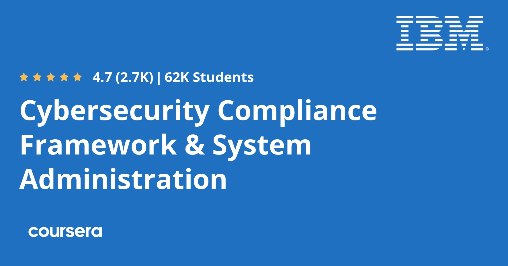 Cybersecurity Compliance Framework & System Administration - Coursya