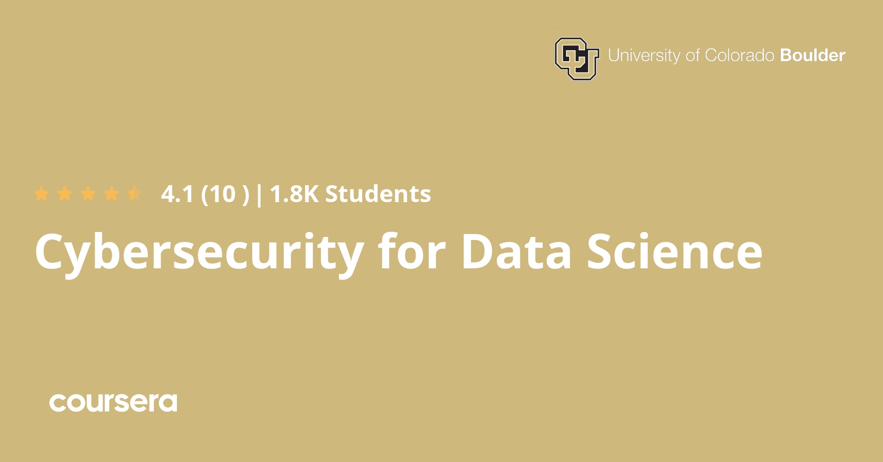 Cybersecurity for Data Science - Coursya