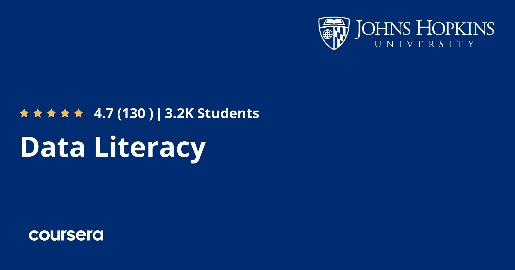 Data Literacy Specialization - Coursya