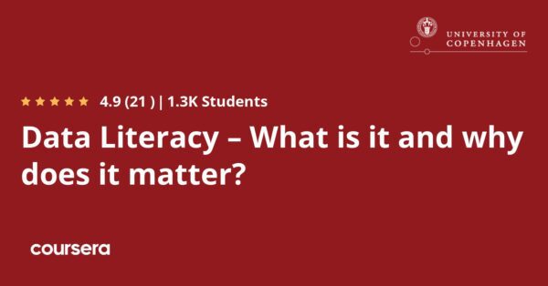 Data Literacy – What is it and why does it matter? - Coursya