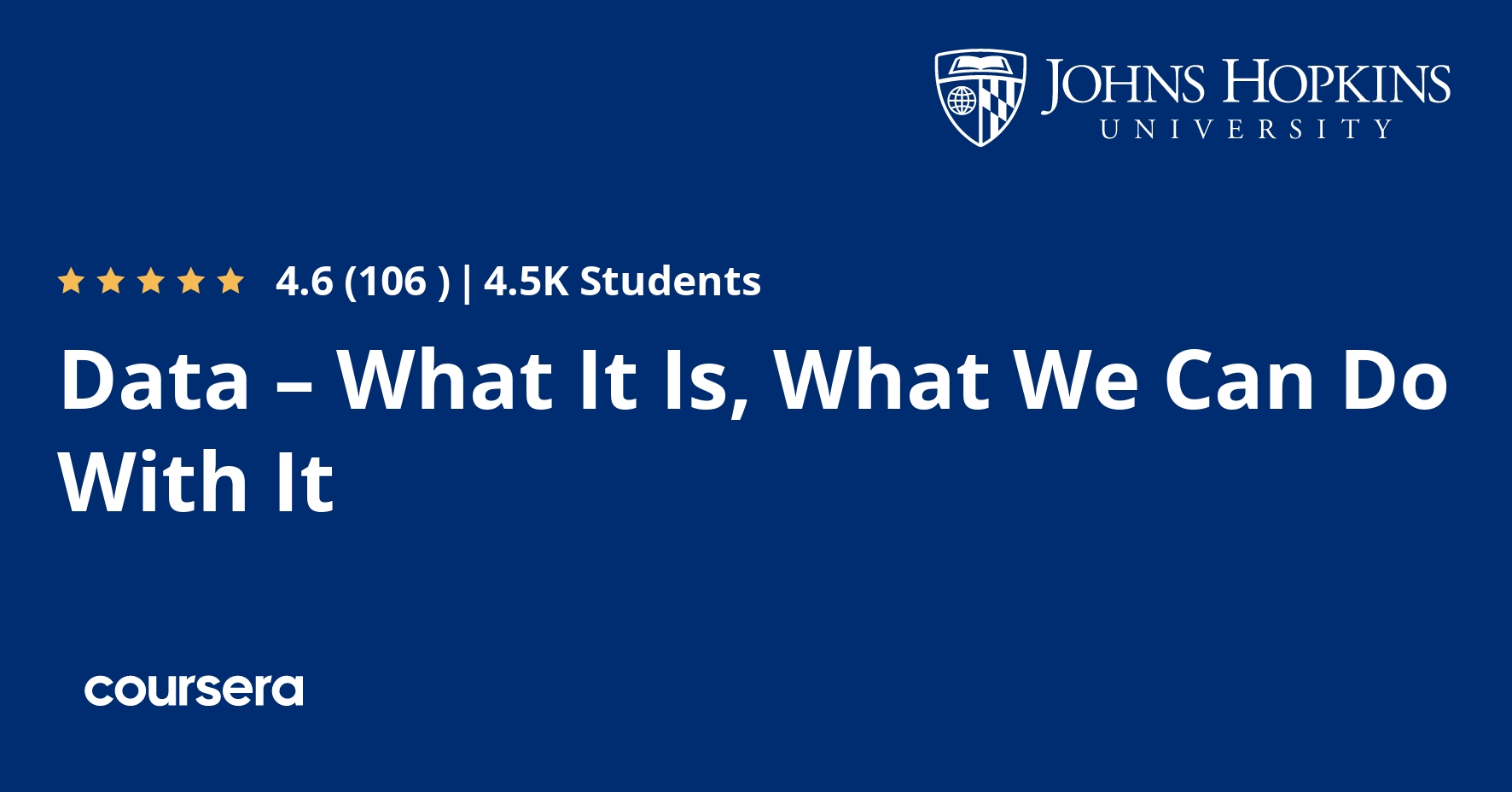 Data – What It Is, What We Can Do With It - Coursya
