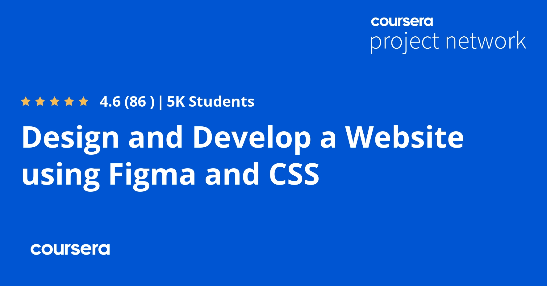 Design and Develop a Website using Figma and CSS - Coursya
