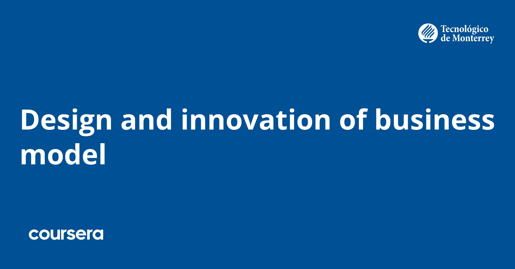 Design and innovation of business model - Coursya