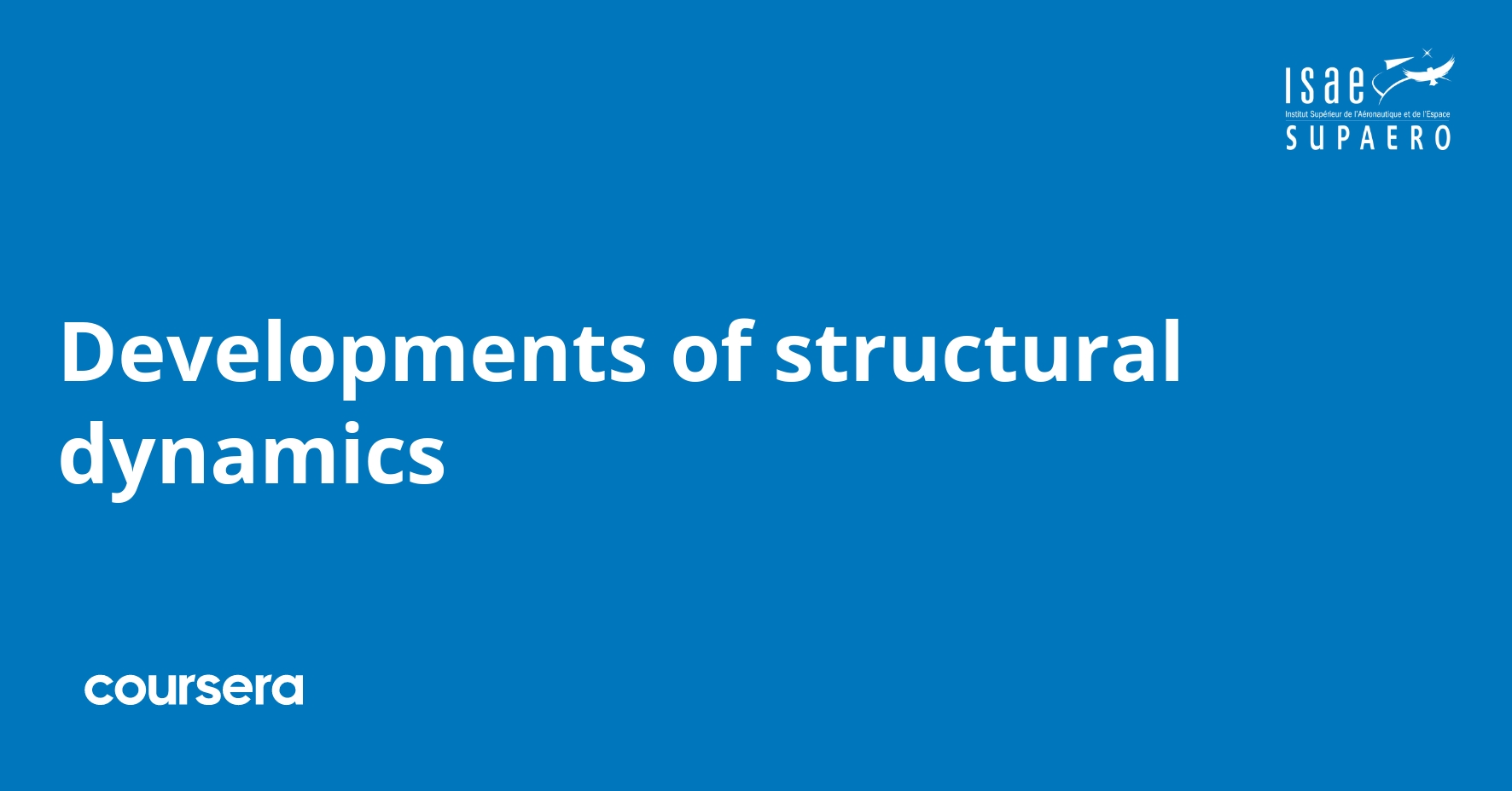 Developments of structural dynamics - Coursya