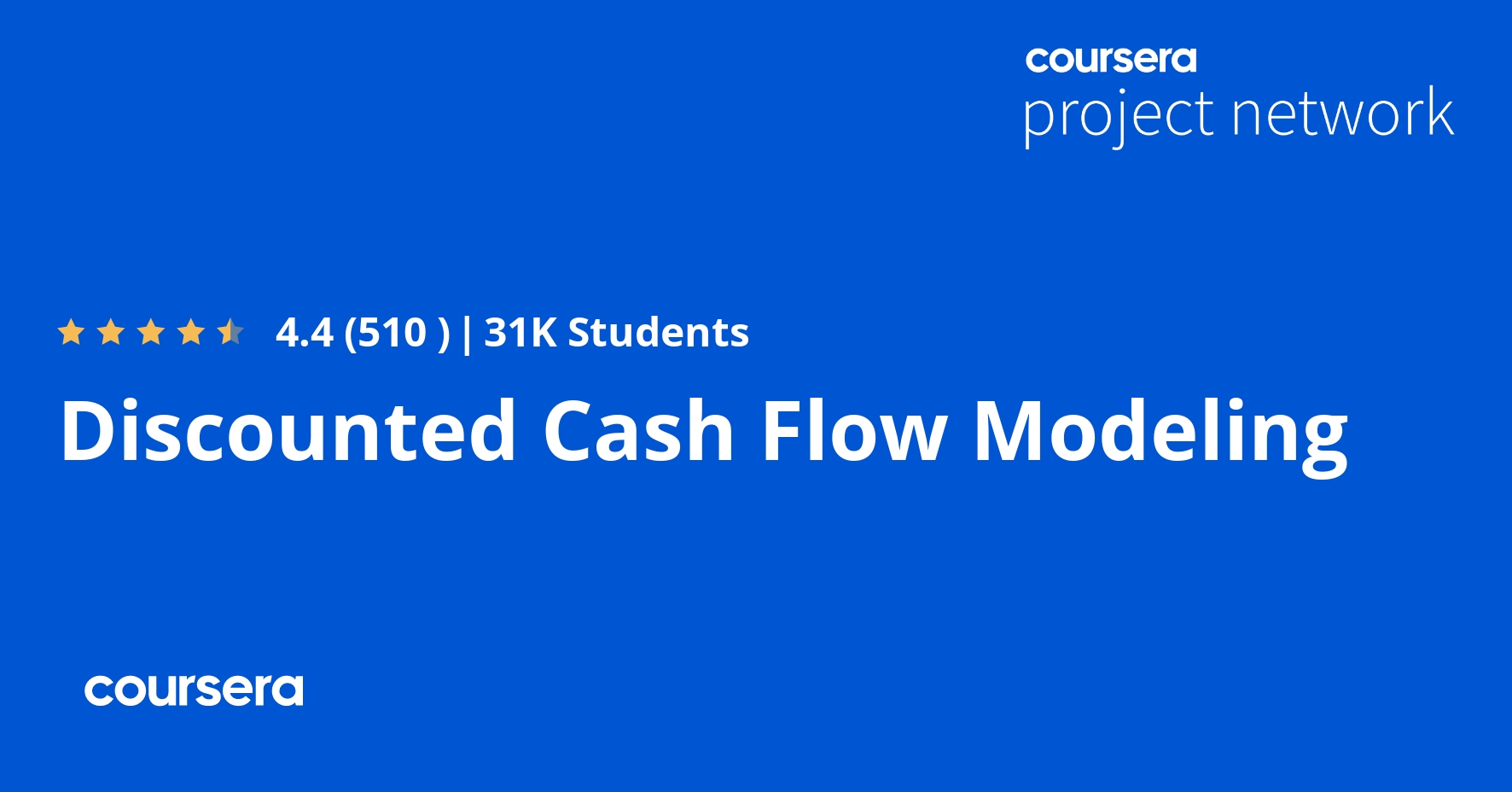 Discounted Cash Flow Modeling - Coursya
