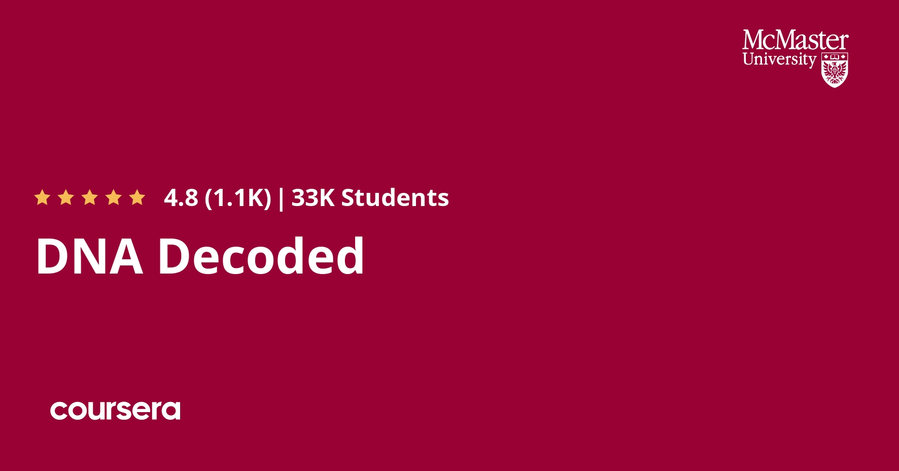 DNA Decoded - Coursya