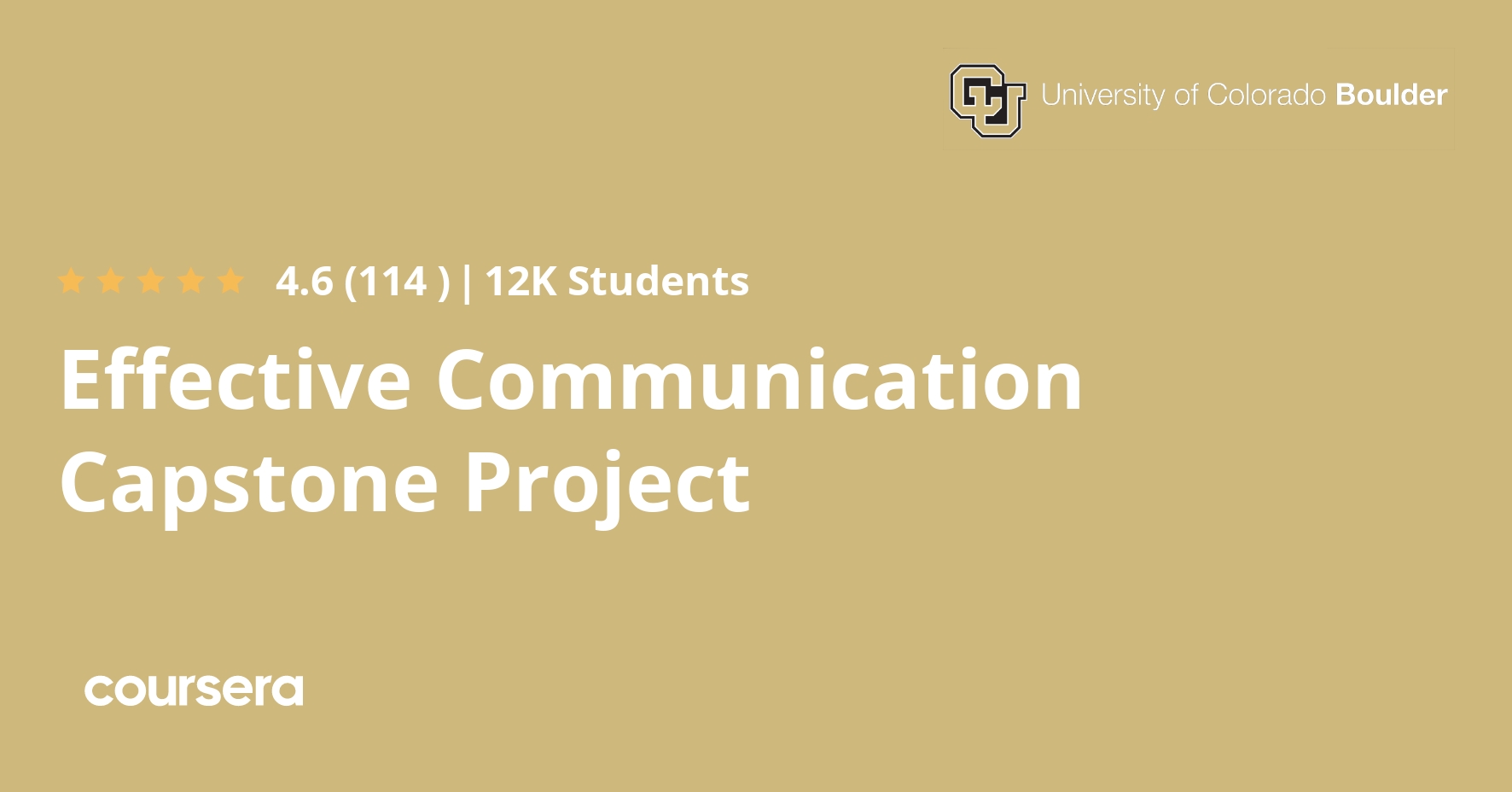 Effective Communication Capstone Project - Coursya