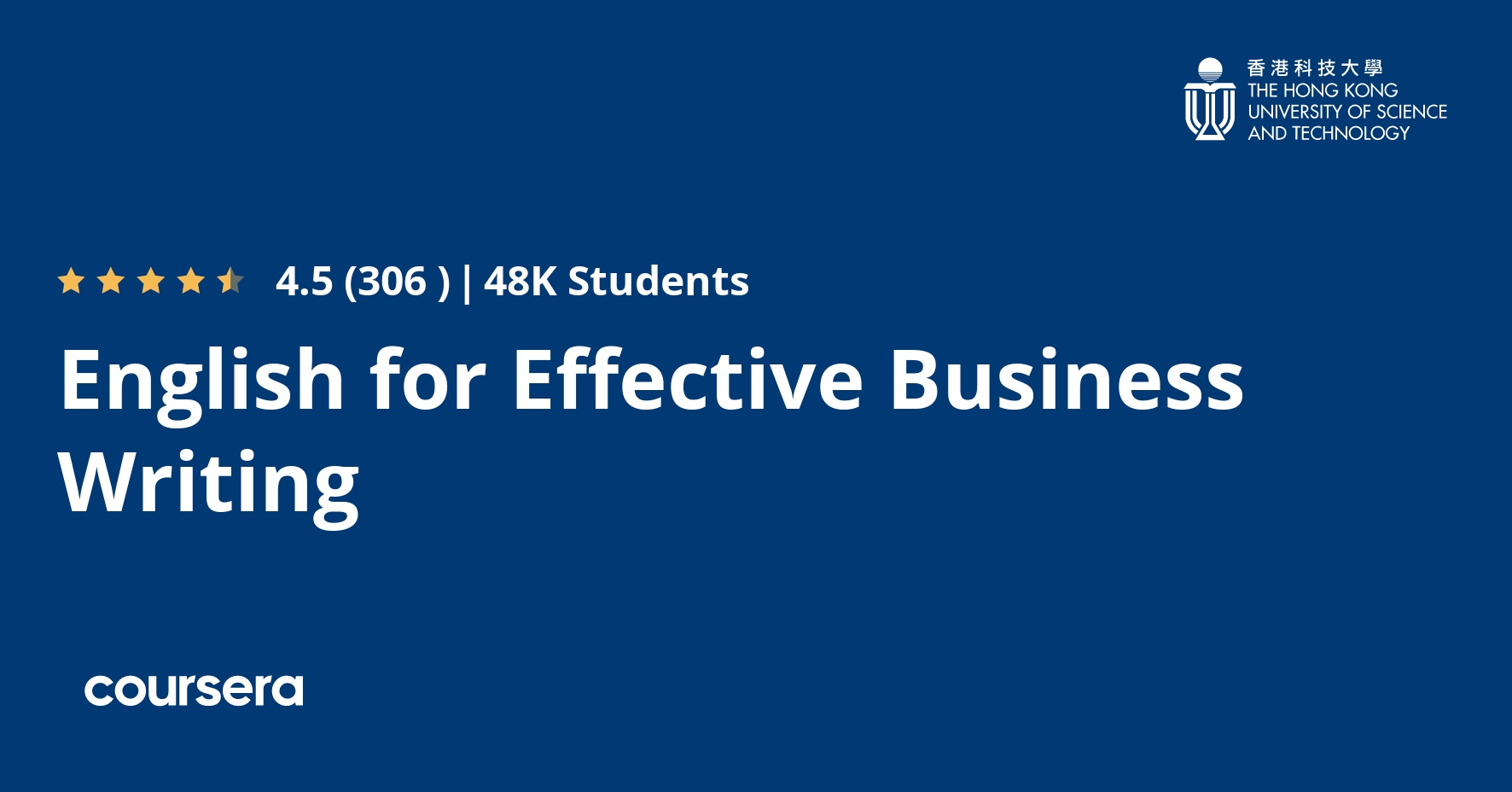 English for Effective Business Writing - Coursya