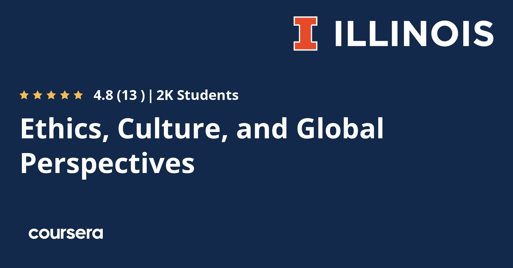 Ethics, Culture, and Global Perspectives - Coursya