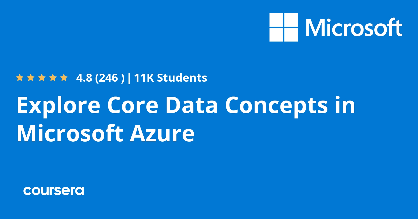 Explore Core Data Concepts in Microsoft Azure - Coursya